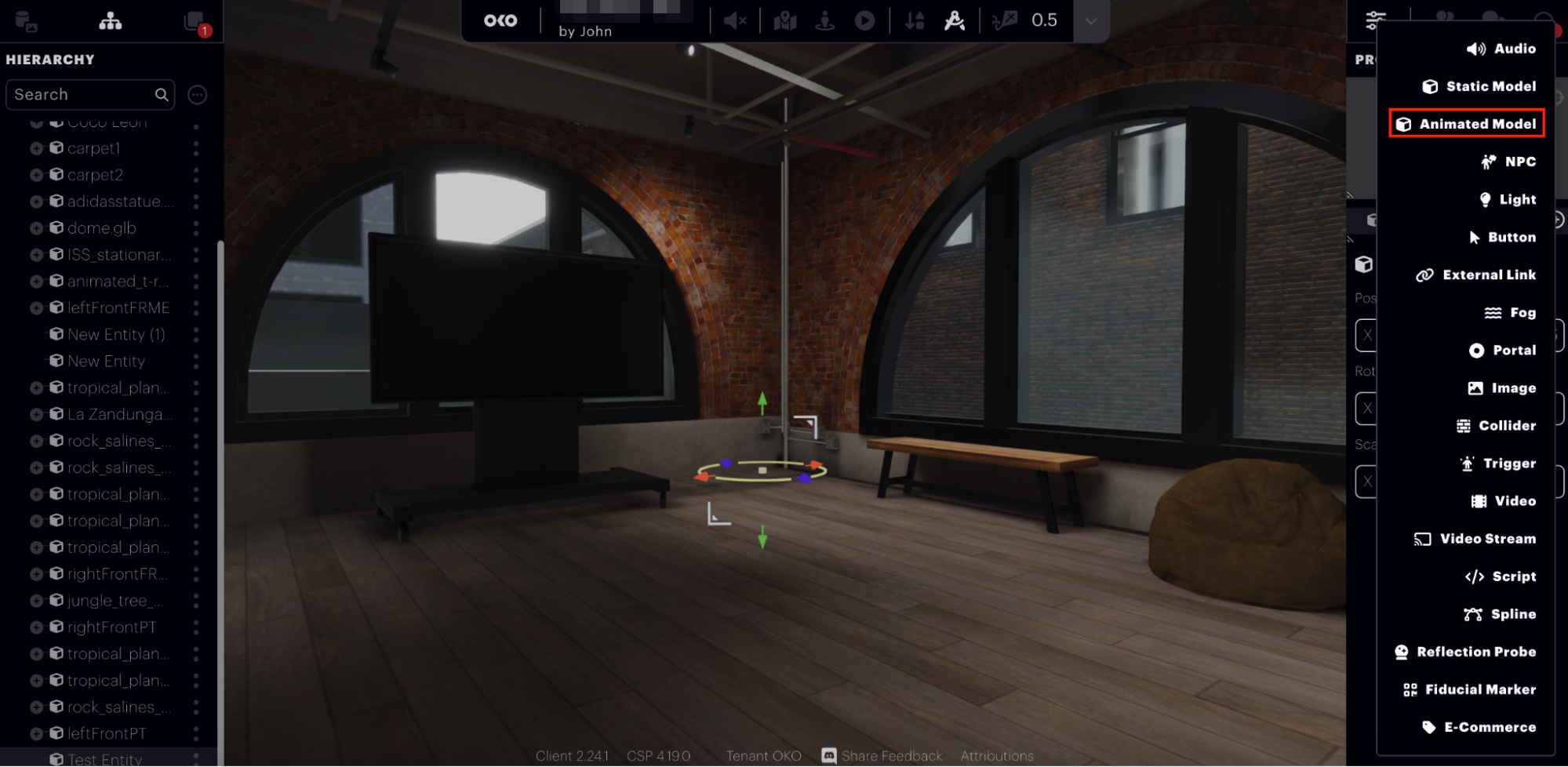 Animated Model Components